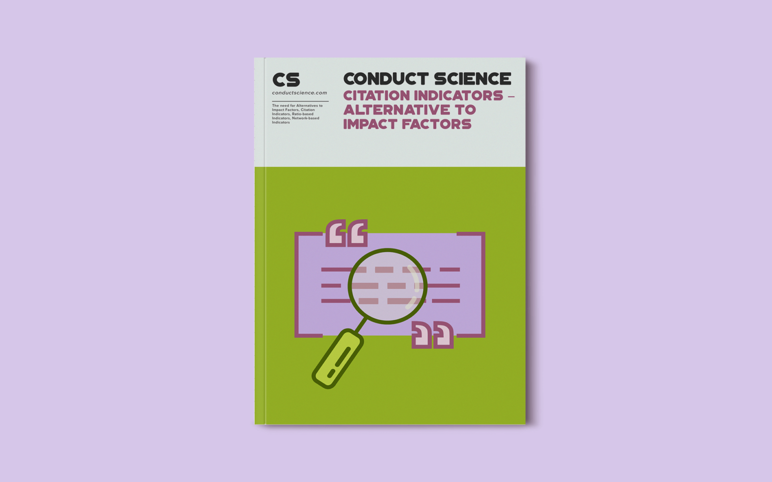 Citation Indicators – Alternative to Impact Factors - Conduct Science