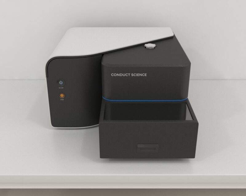 Five Fluorescence Channel Flow Cytometry Device - Conduct Science