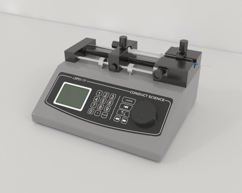 Touch Screen Constant Laboratory Syringe Pump - Conduct Science.